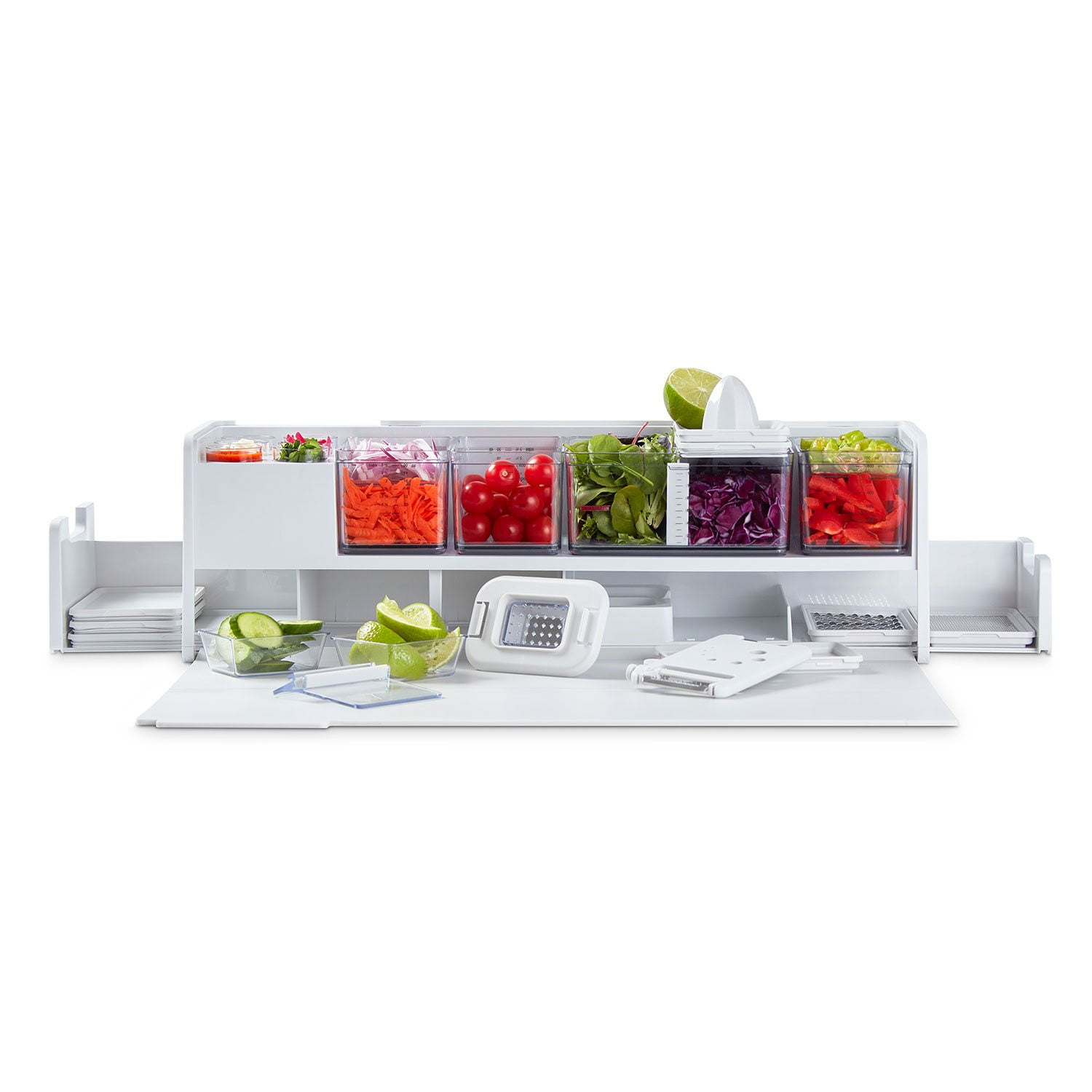 Dash Prepdeck, Includes 8 Prepping Tools, 14 Containers, and Cutting ...