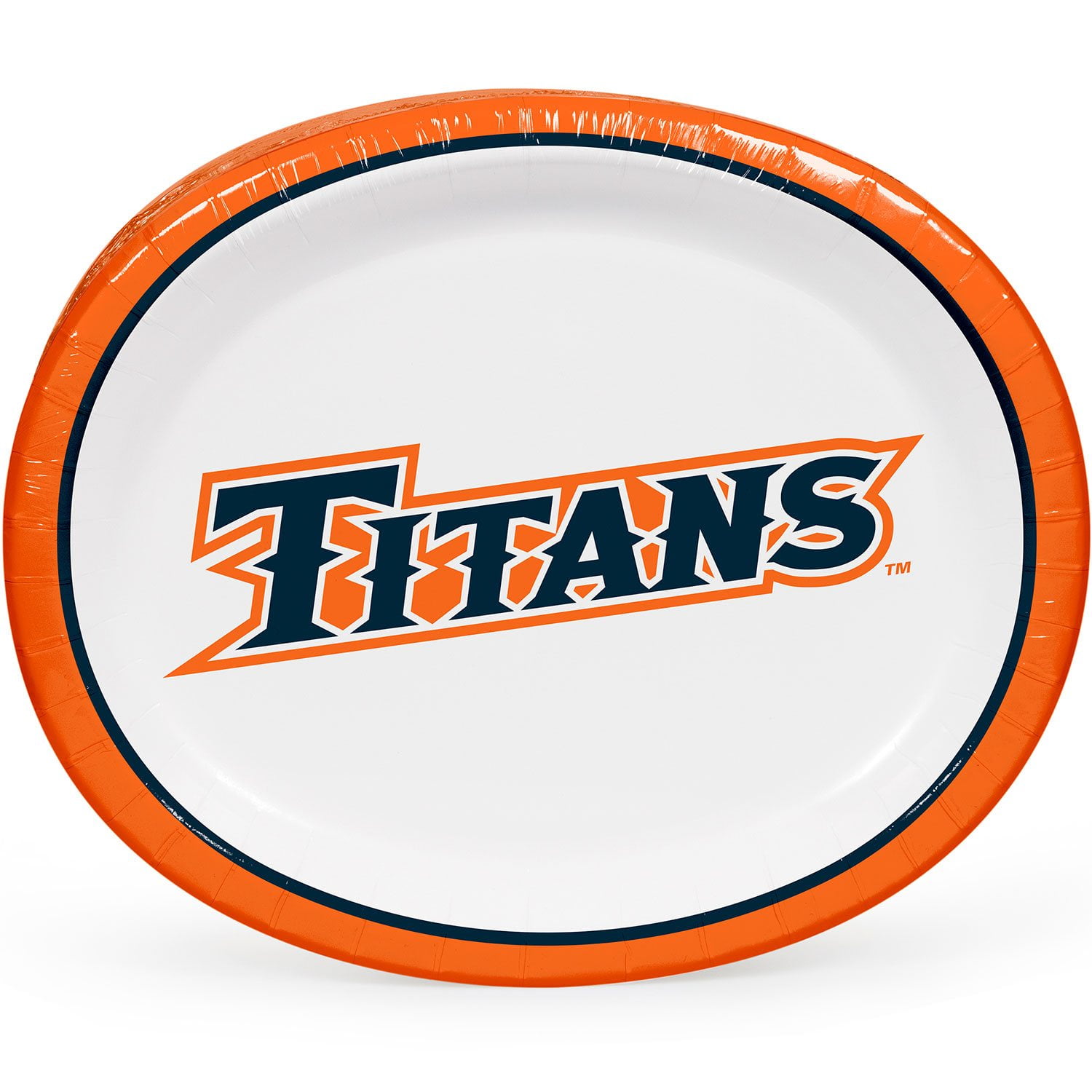 NCAA Oval Paper Plates, 10" x 12", 50 ct., Choose Team - Samsclub.com