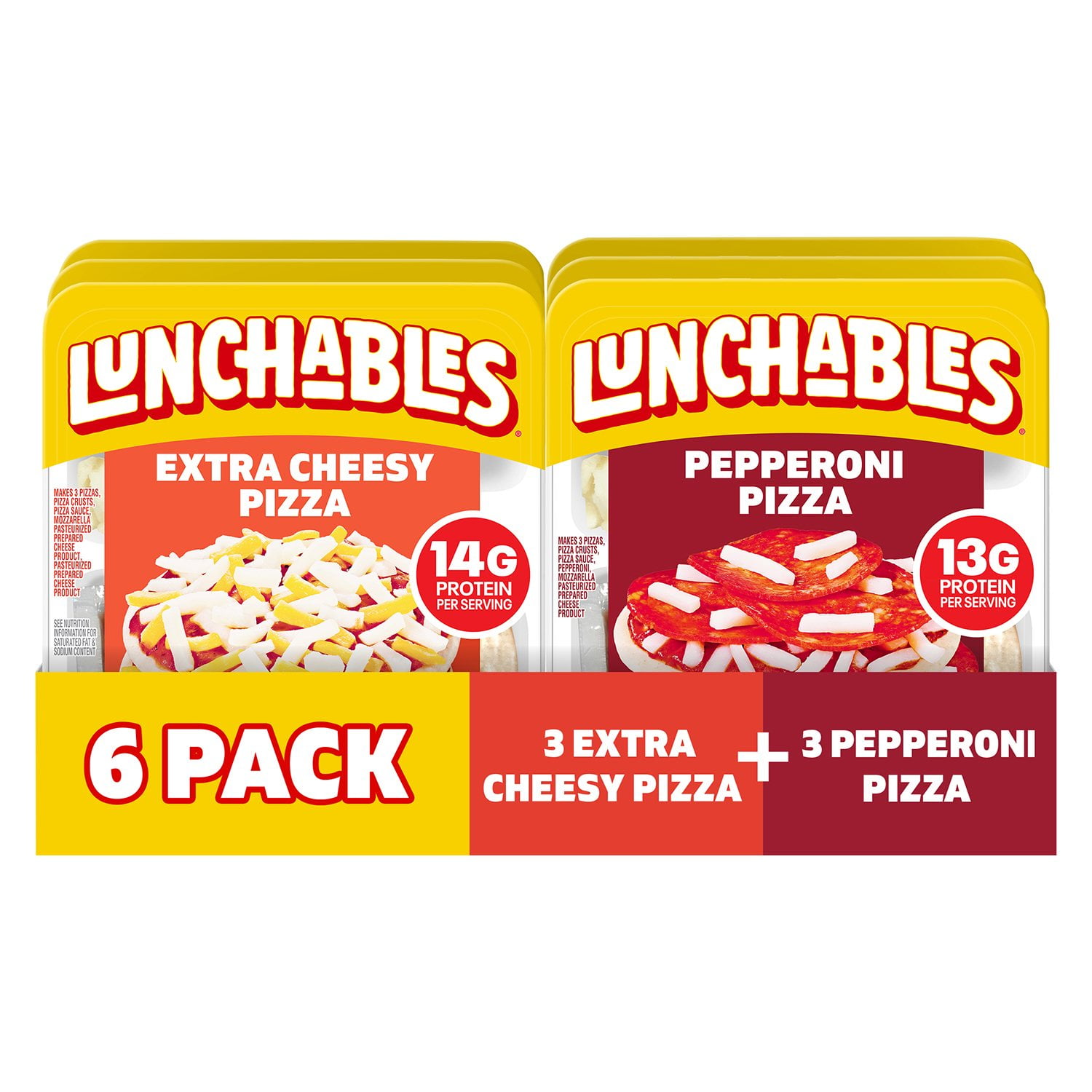 Lunchables Pizza Kits Variety Pack 6 pk. - Samsclub.com