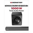 Monster Soundstage Pro Dolby Atmos 7.1.2 Channel Soundbar with 12 ...
