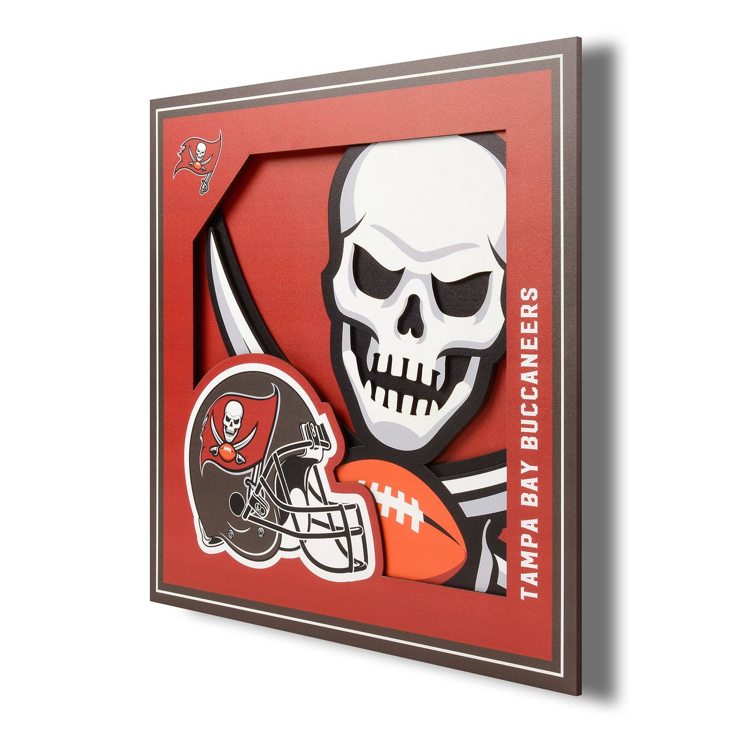 YouTheFan NFL 12” x 12” 3D Logo Wall Art - Samsclub.com