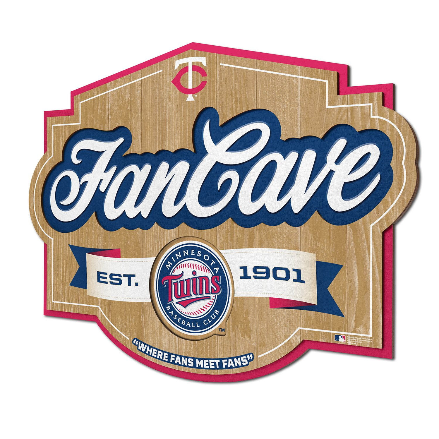 YouTheFan MLB Fan Cave Sign, Assorted Teams - Samsclub.com