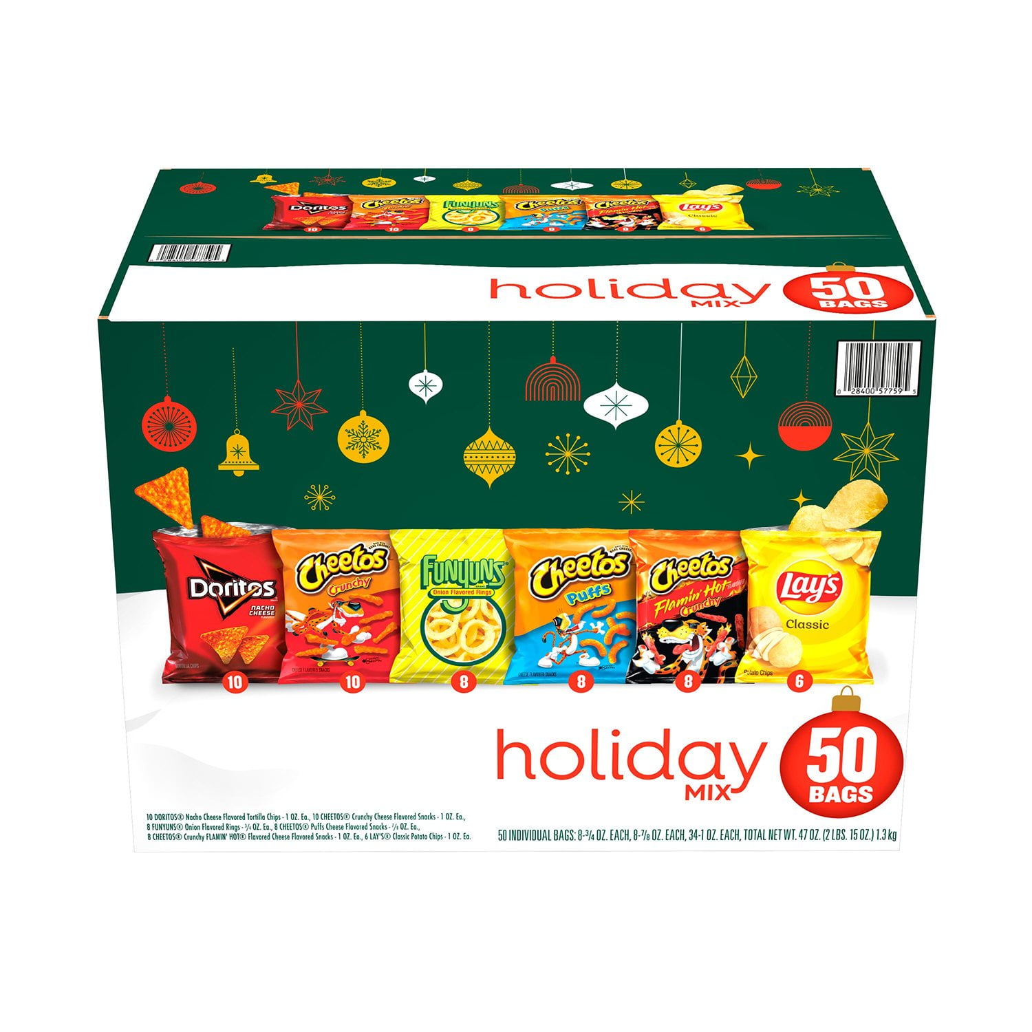 Frito-Lay Holiday Mix, Variety Pack Chips, 50 pk. - Samsclub.com