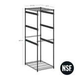 Member's Mark 5-Tier Storage Tote Rack, 23.2"W x 31"D x 69.5"H ...