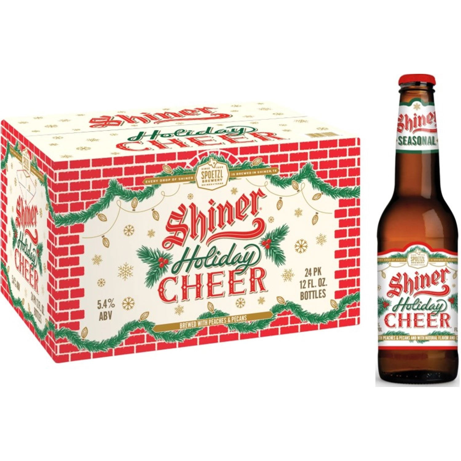 Shiner Holiday Cheer Ale Beer, 12 fl. oz. bottle, 24 pk. - Samsclub.com