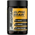 ONNIT Alpha BRAIN Nootropic Brain Health Supplement Capsules, 78 ct ...