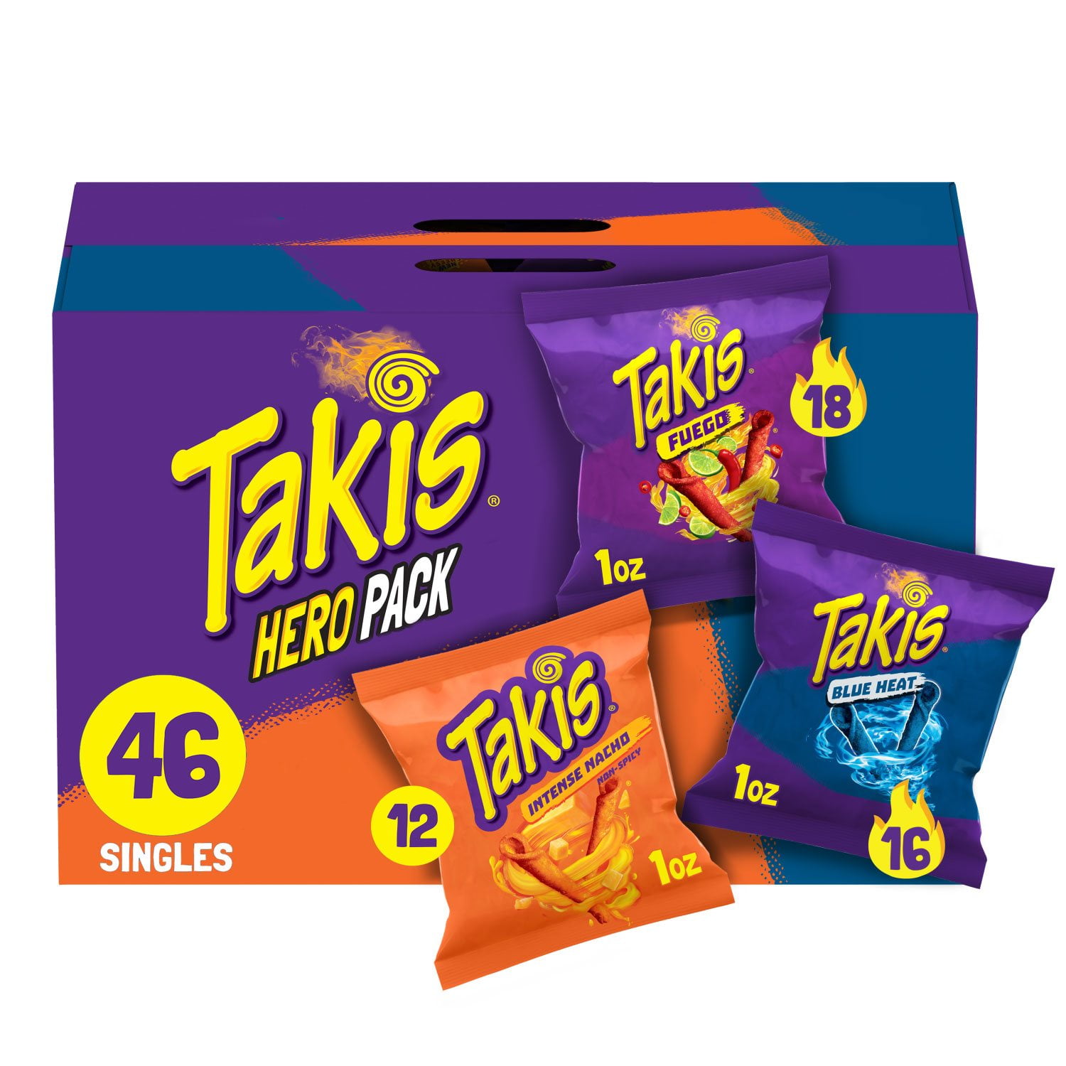 Takis Hero Variety Pack Tortilla Chips, 1 oz., 46 pk. - Samsclub.com