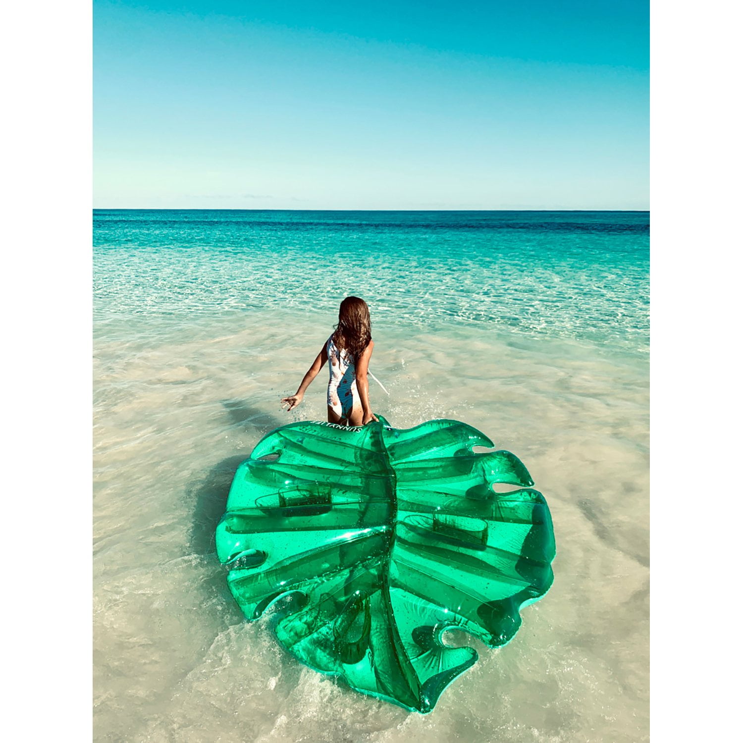 SunnyLife Oversized Inflatable Luxe Lie-On Floats (Assorted Styles ...