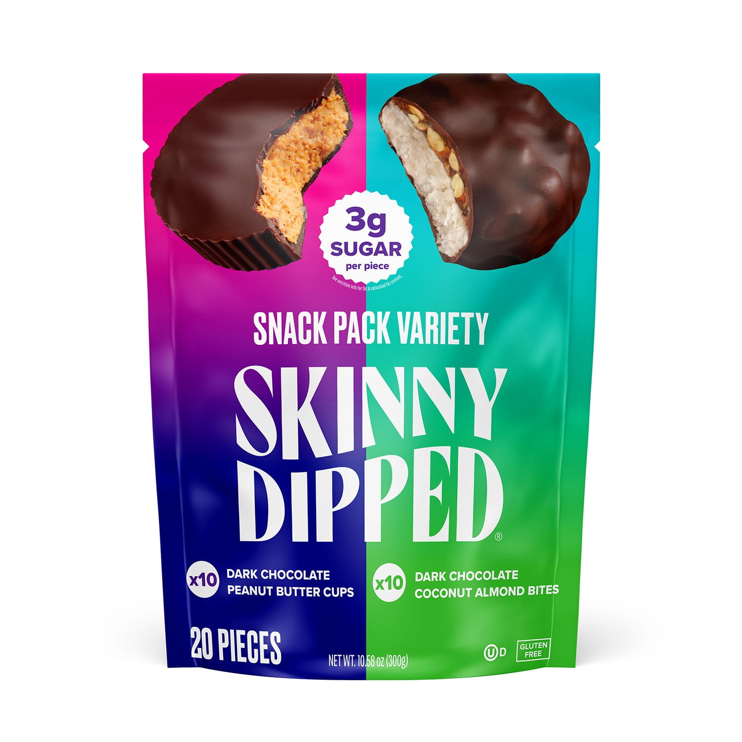 Skinny Dipped Snack Pack Variety, 20 ct. - Samsclub.com