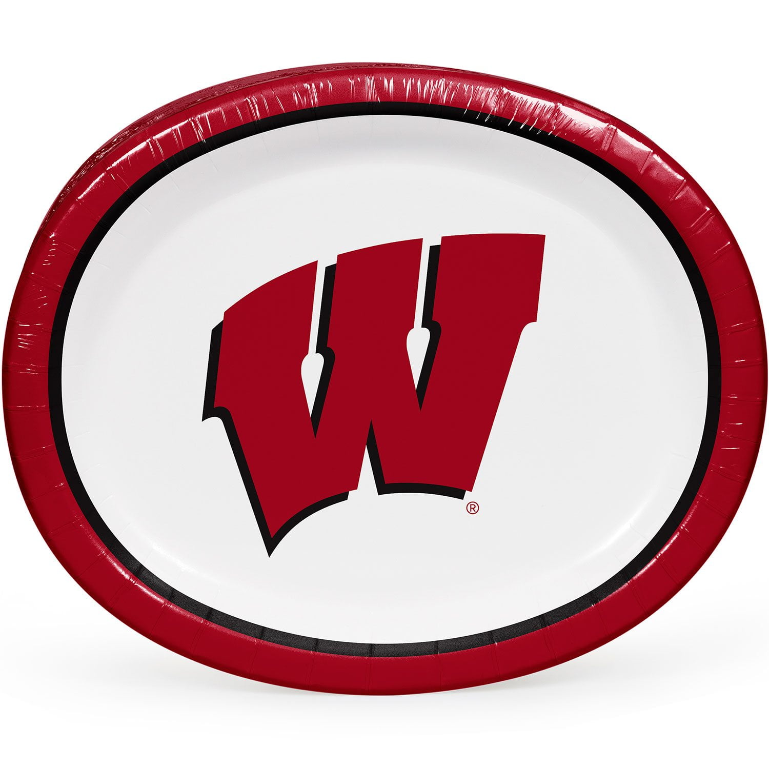 NCAA Oval Paper Plates, 10" x 12", 50 ct., Choose Team - Samsclub.com