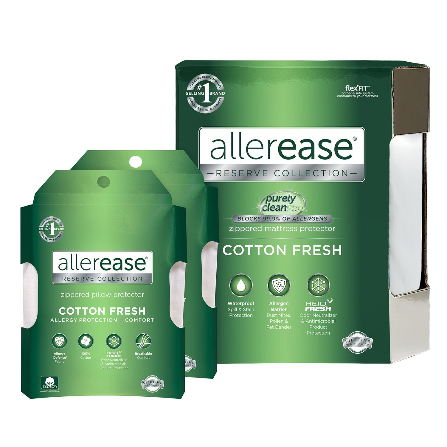 AllerEase Cotton Fresh Bundle, Assorted Sizes - Samsclub.com