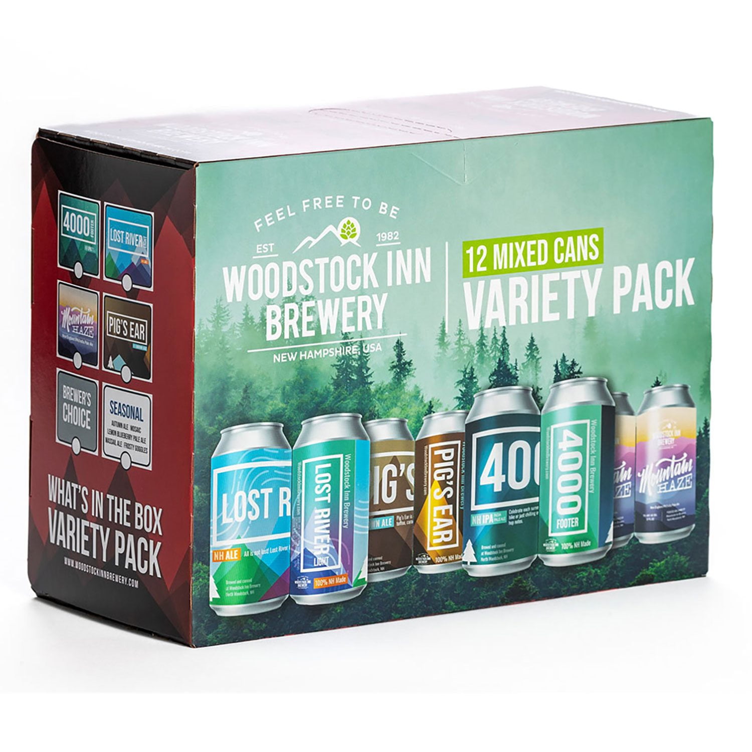 Woodstock Inn Ale Beer Variety Pack, 12 fl. oz. can, 12 pk. - Samsclub.com