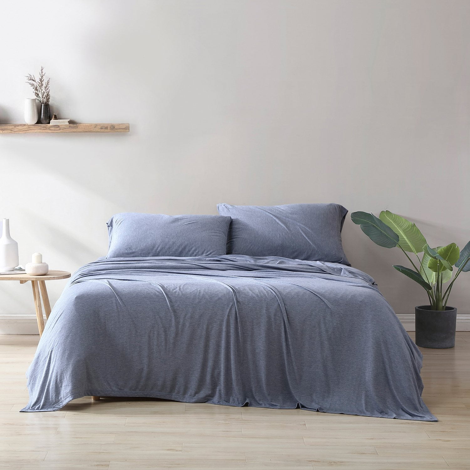 Brielle Tencel Modal Jersey Knit Sheet Set, Assorted Colors & Sizes ...