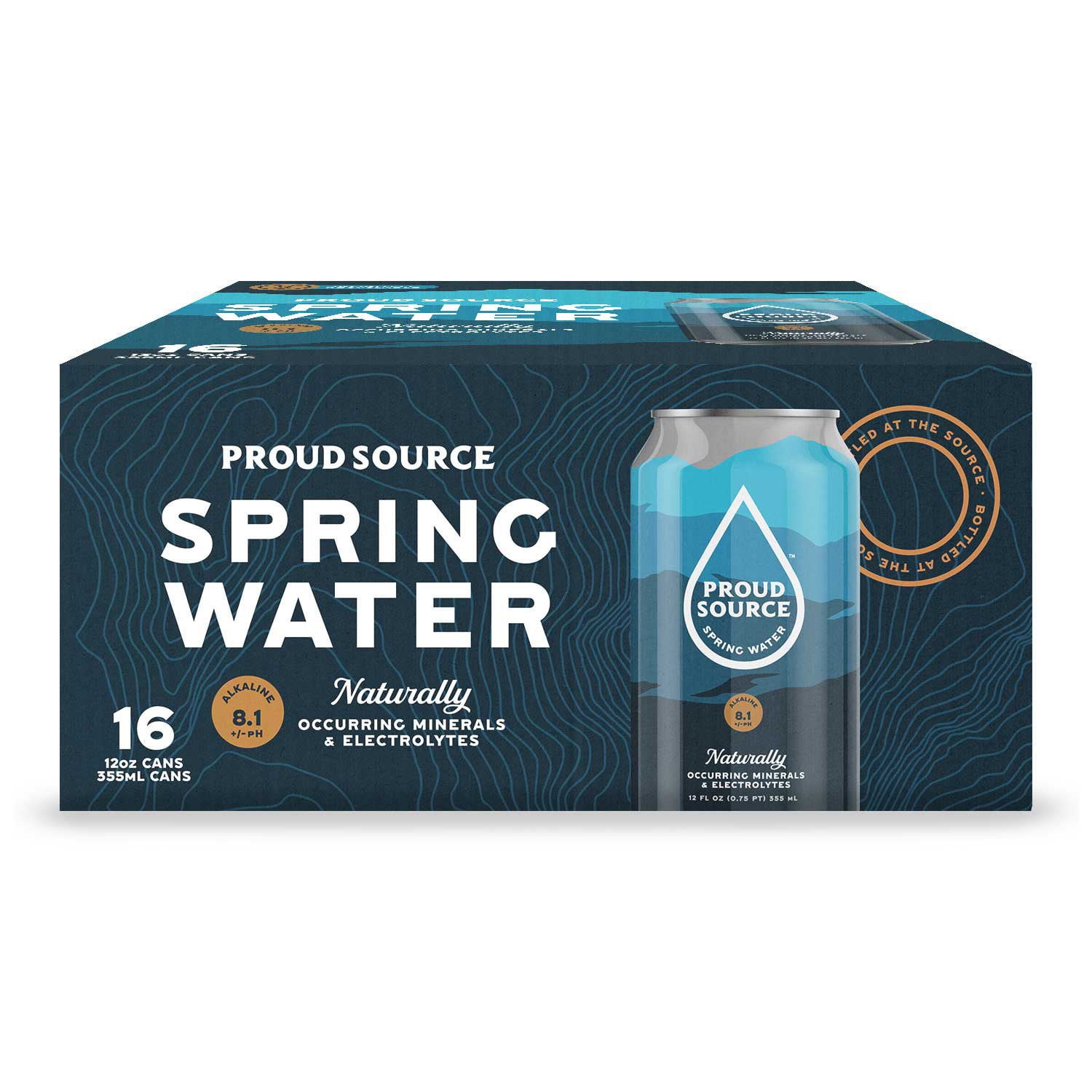 Proud Source Spring Water Original 12 fl. oz., 16 pk. - Samsclub.com