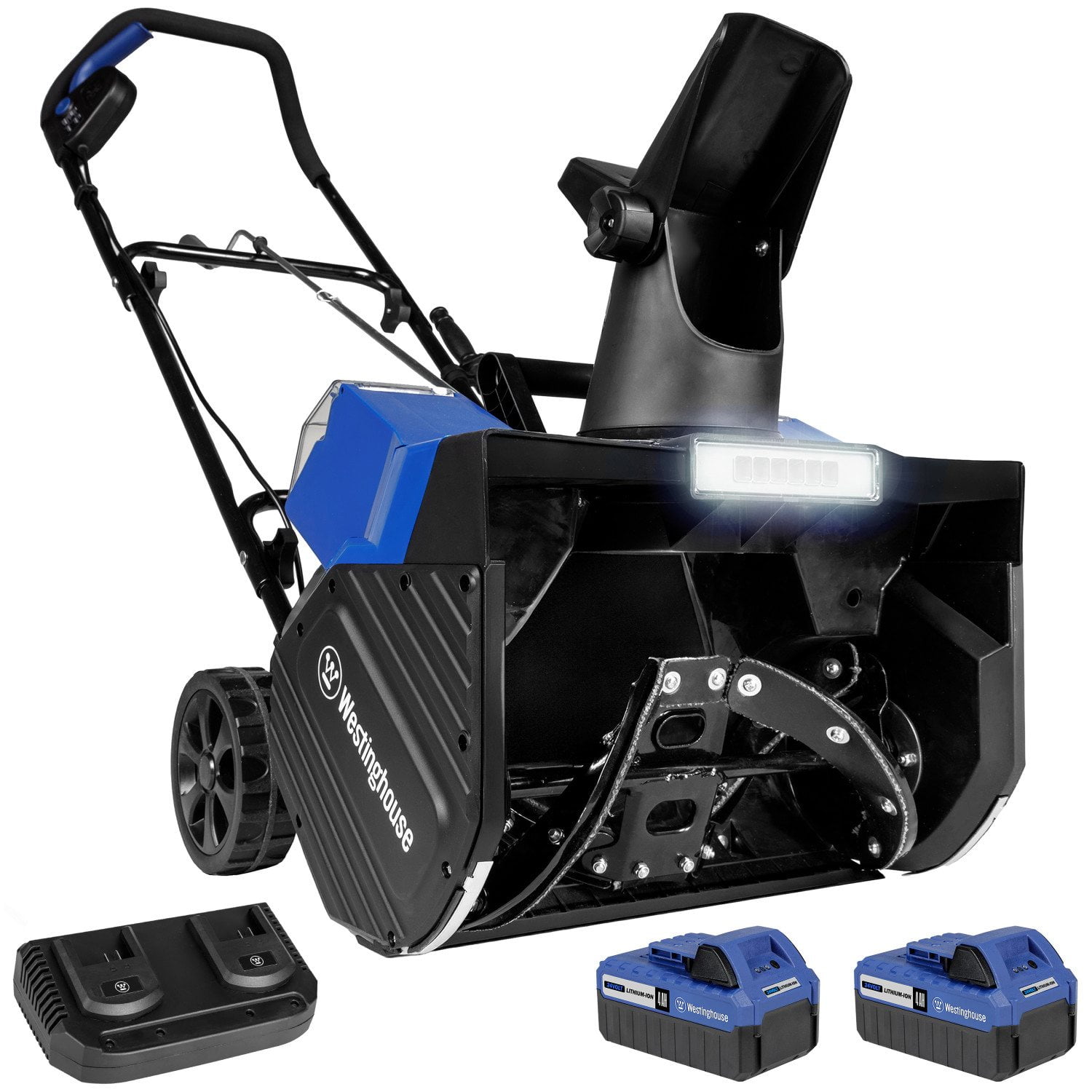 Westinghouse 18 Inch Wide 48V Cordless Snow Blower With LED Light + (2 ...