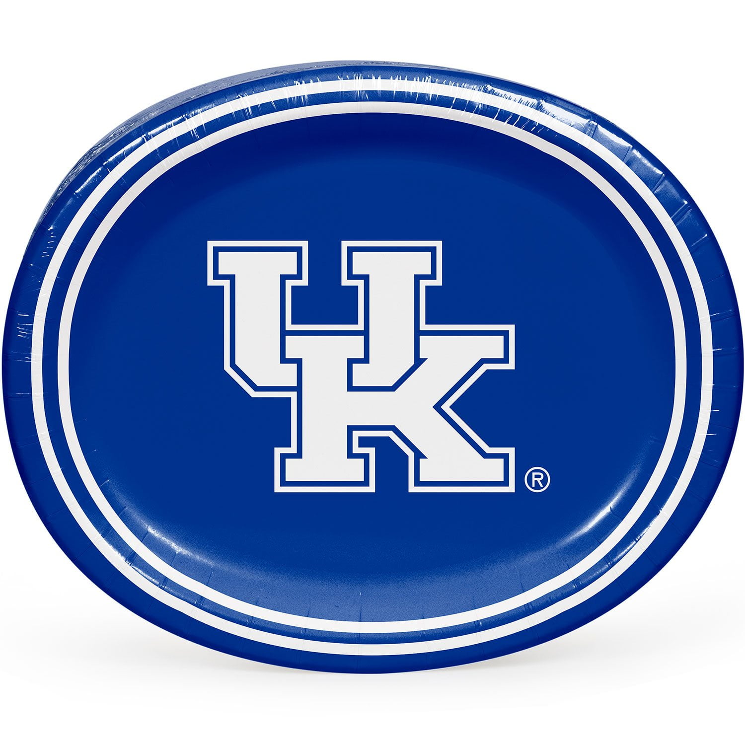 NCAA Oval Paper Plates, 10" x 12", 50 ct., Choose Team - Samsclub.com