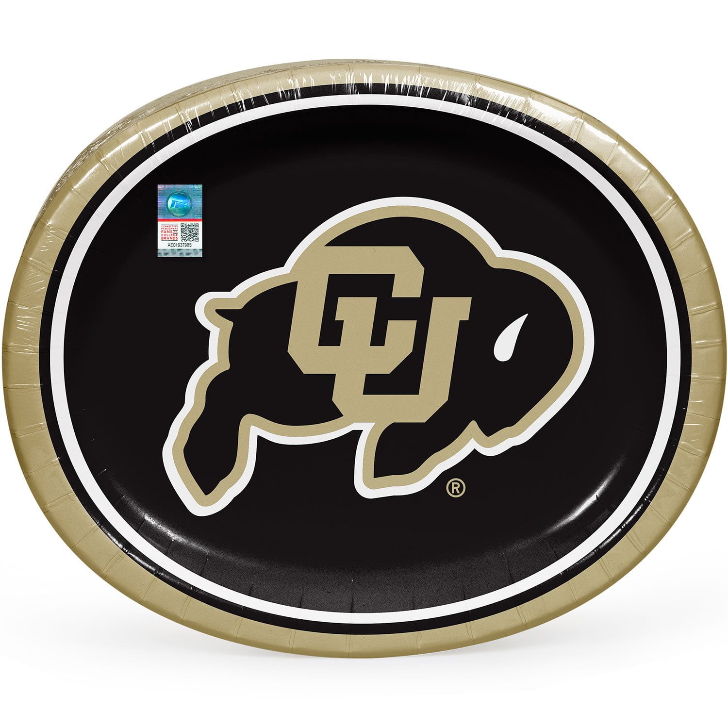 NCAA Oval Paper Plates, 10" x 12", 50 ct., Choose Team - Samsclub.com