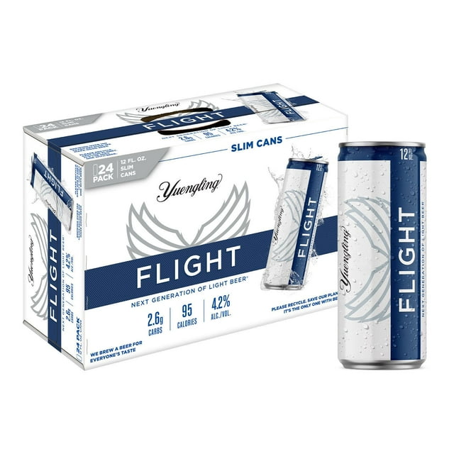 Yuengling Flight Light Lager Beer, 12 fl. oz. can, 24 pk. - Samsclub.com