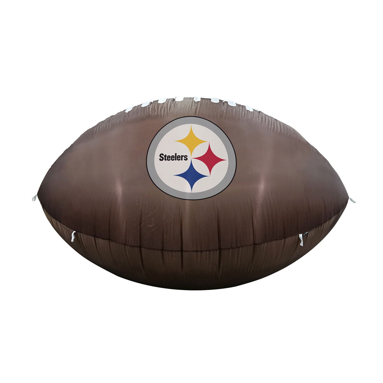 Logo Brands Pittsburgh Steelers Pre-Lit 10'x6' Inflatable Football ...