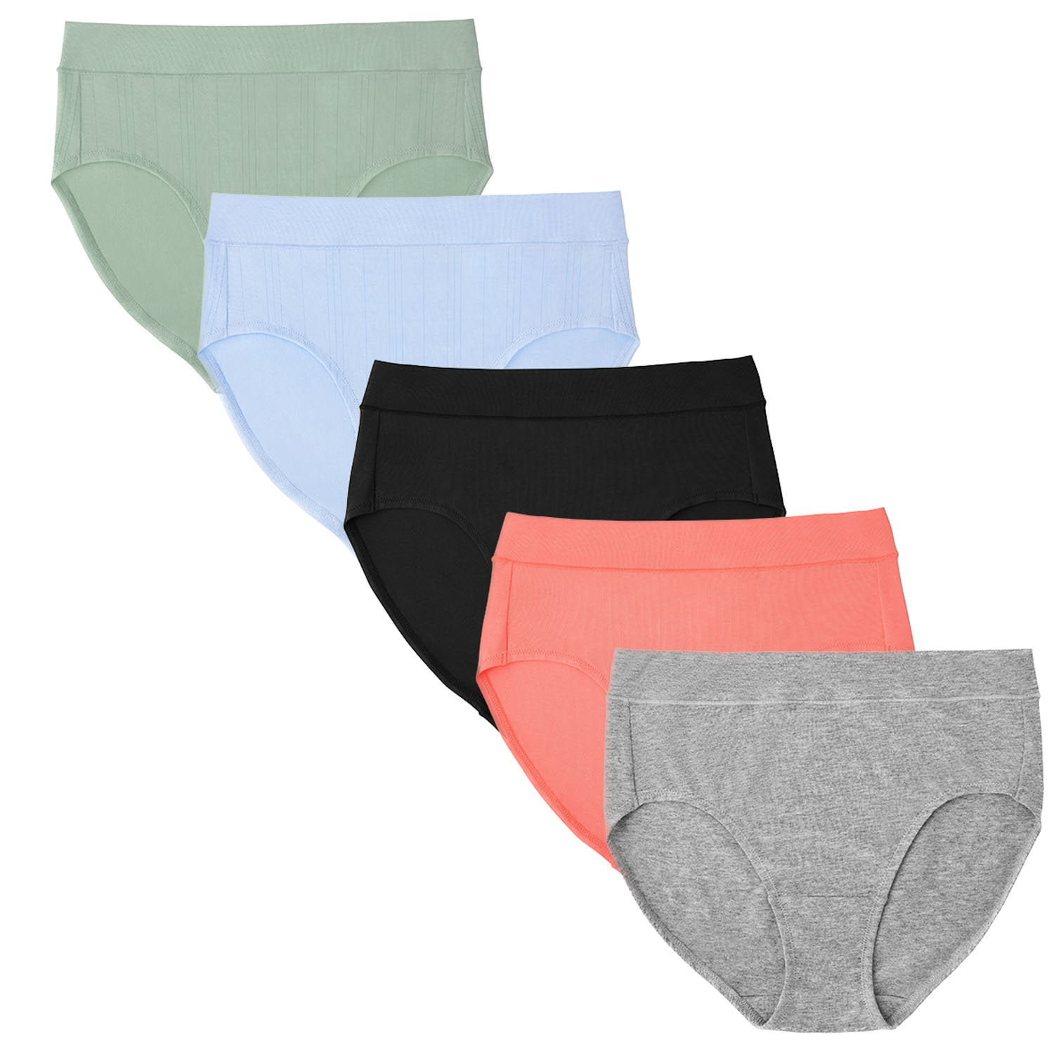 Member's Mark Women's 5-Pack Supersoft Cotton Brief - Samsclub.com
