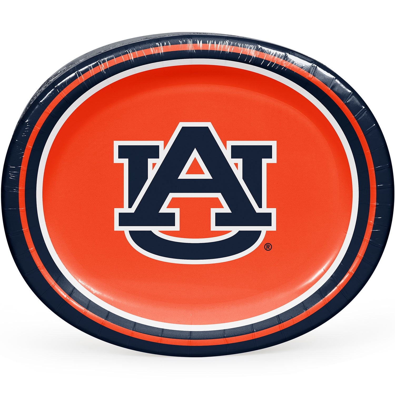 NCAA Oval Paper Plates, 10" x 12", 50 ct., Choose Team - Samsclub.com