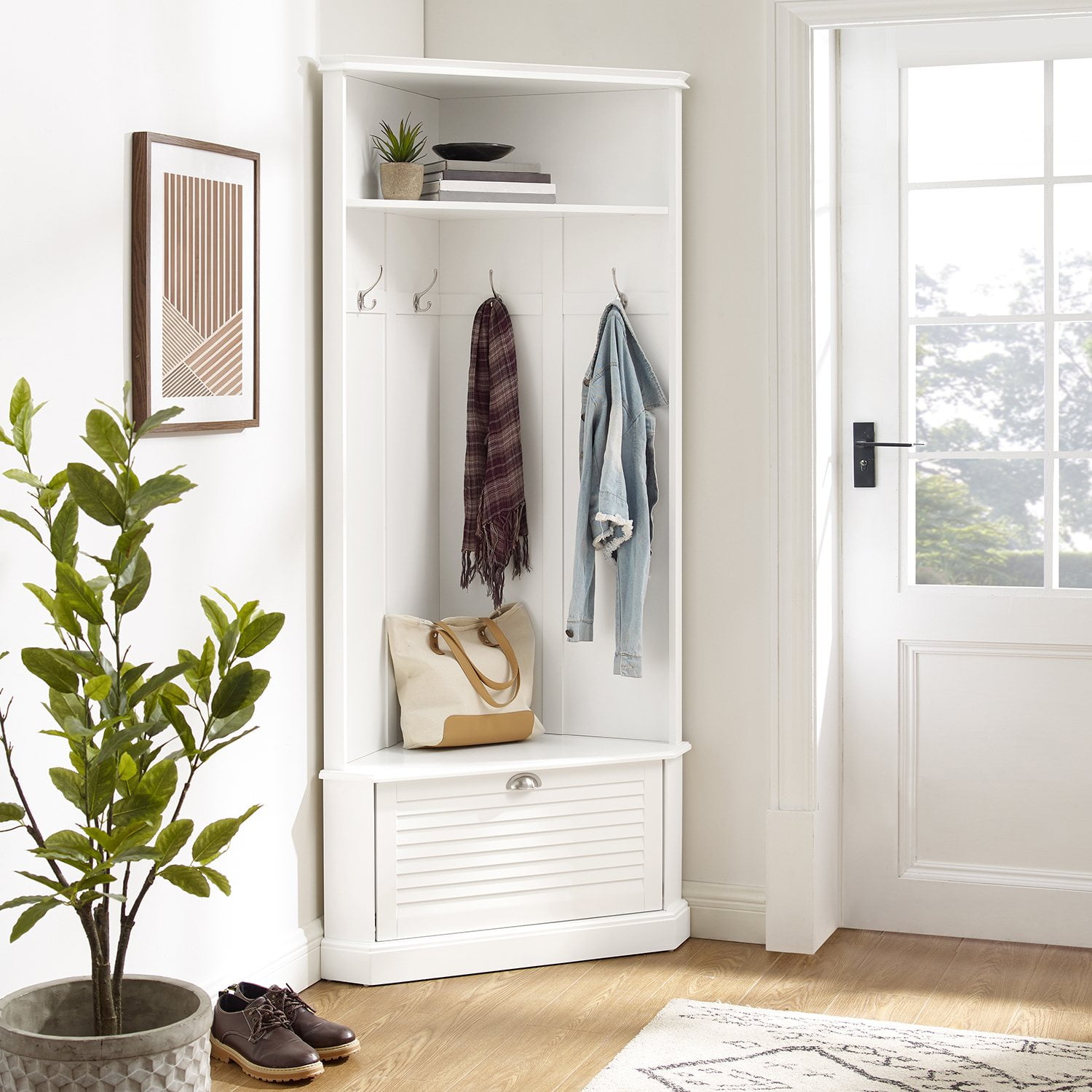 Crosley Furniture Ellison Corner Hall Tree, Assorted Colors - Samsclub.com