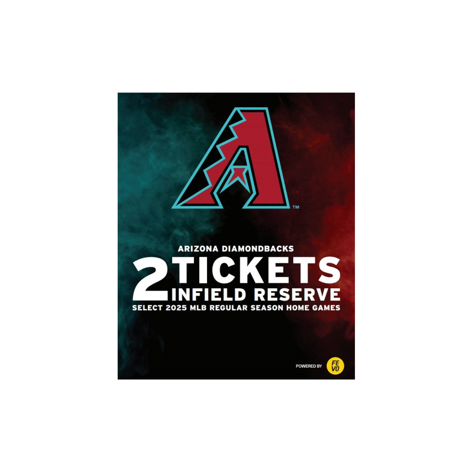 MLB Arizona Diamondbacks, Two (2) Infield Reserve Tickets eVoucher ...
