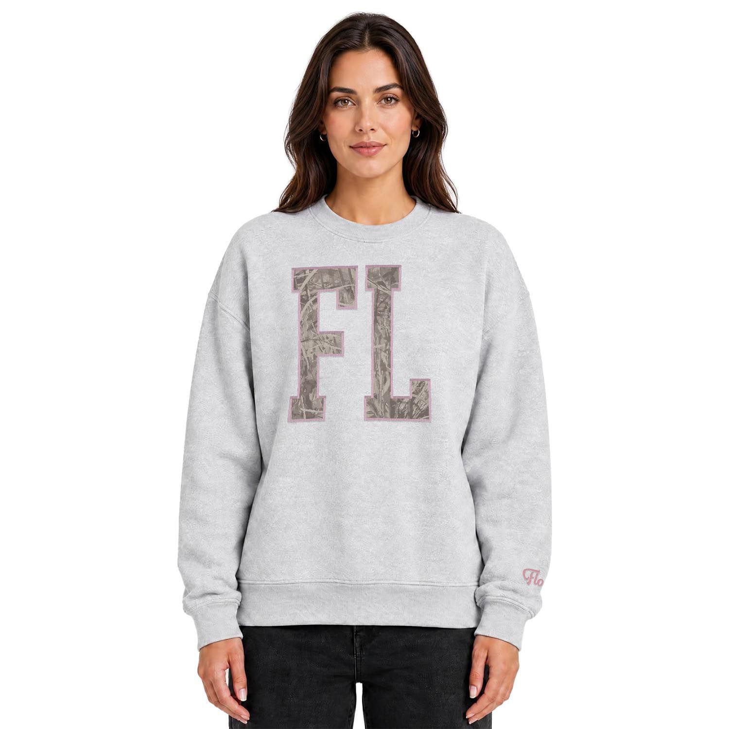 State of Mine Women's Camo Letters State Sweatshirt - Samsclub.com