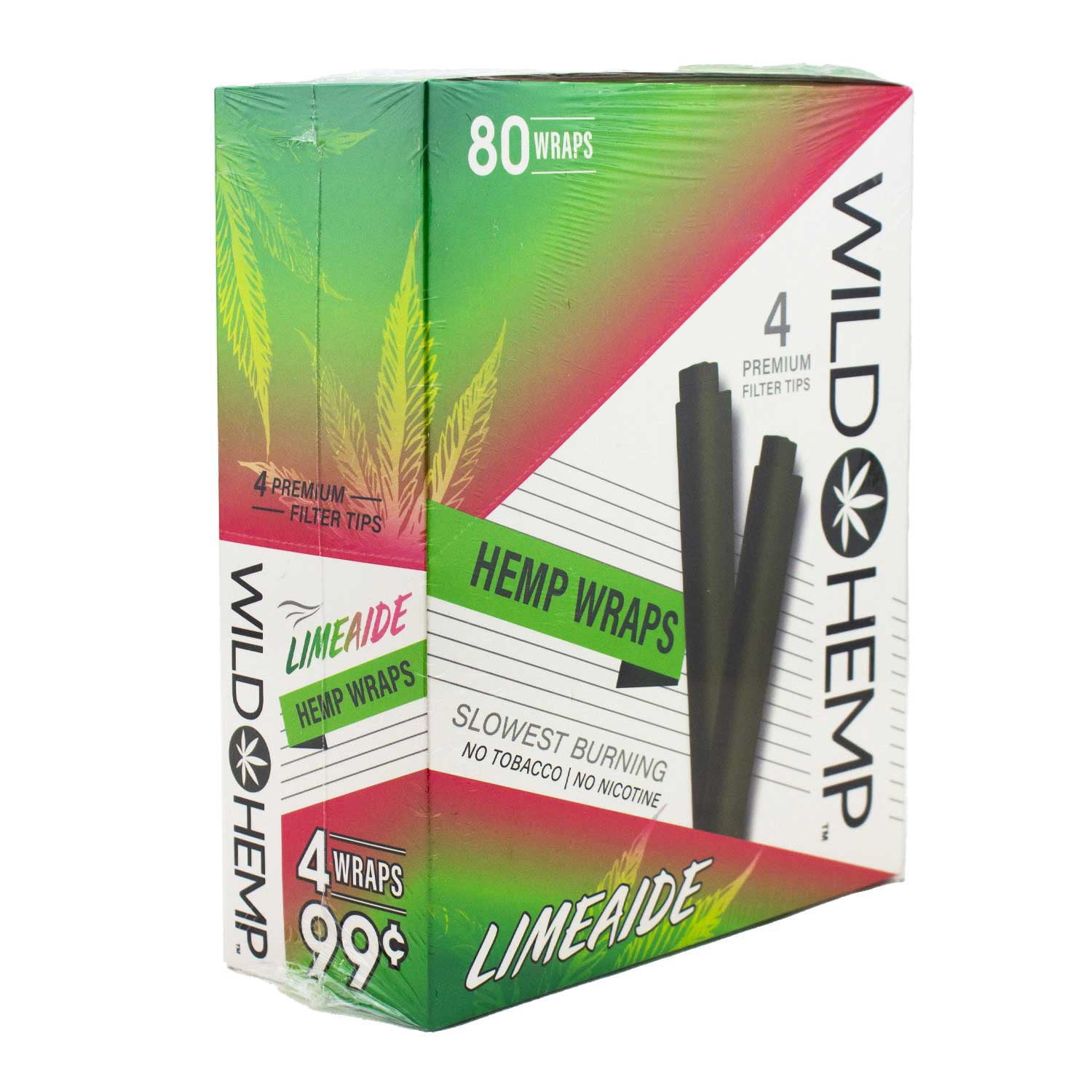 Wild Hemp Limeaide Hemp Wraps 4 ct., 20 pk. - Samsclub.com