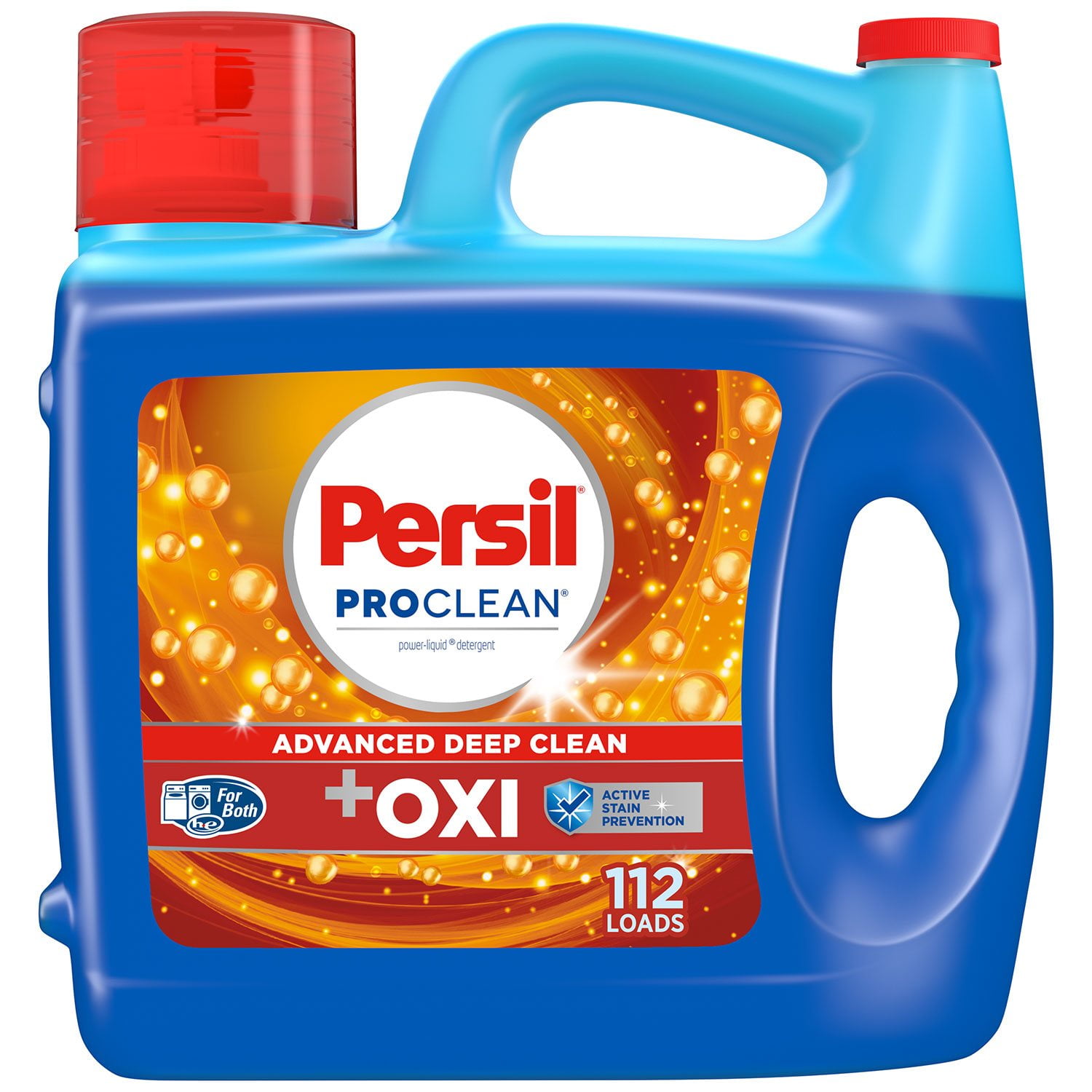 Persil ProClean Liquid Laundry Detergent + OXI Power, 112 loads, 225 fl ...