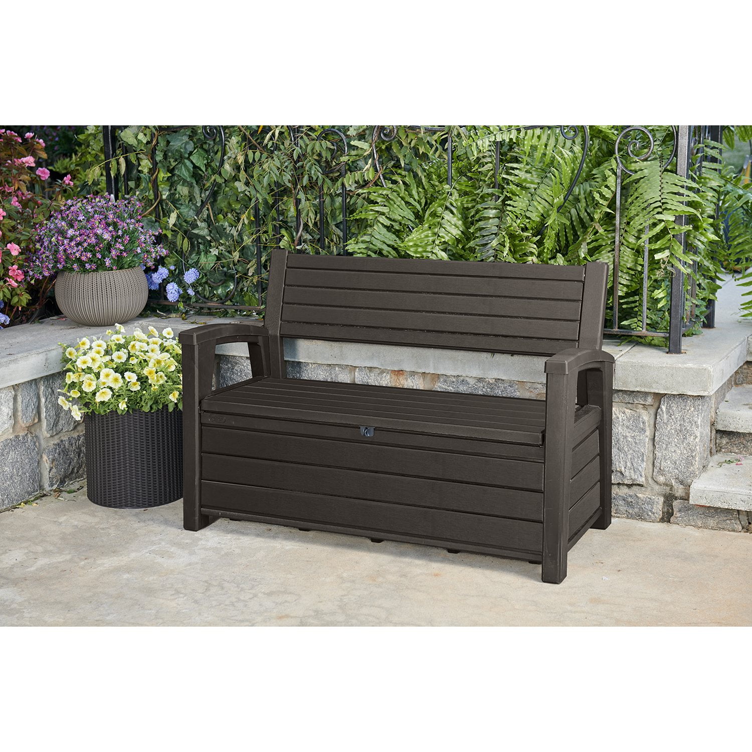 Keter Hudson Plastic Storage Bench - Samsclub.com
