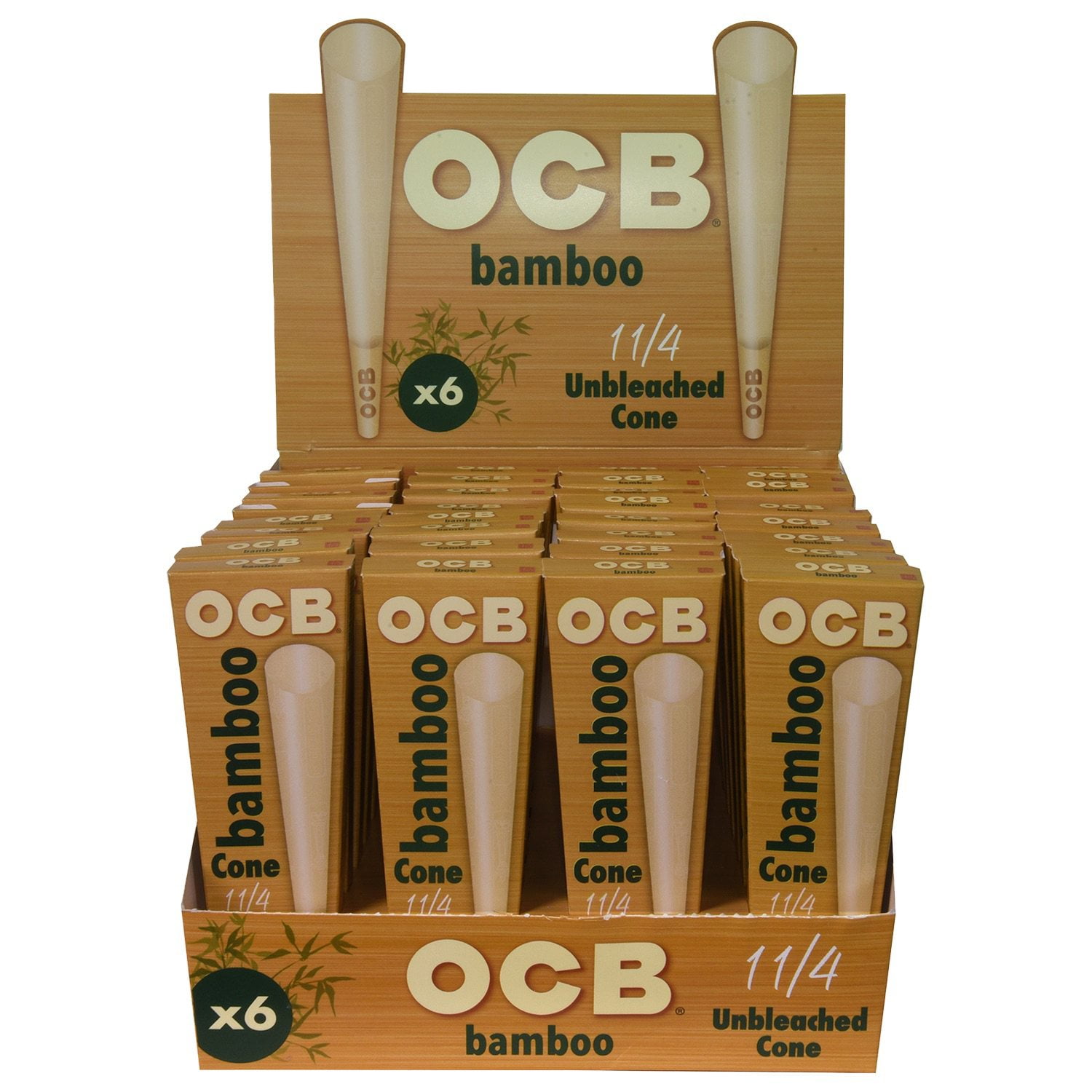 OCB Bamboo Cone 1 1/4 6 ct., 32 pk. - Samsclub.com