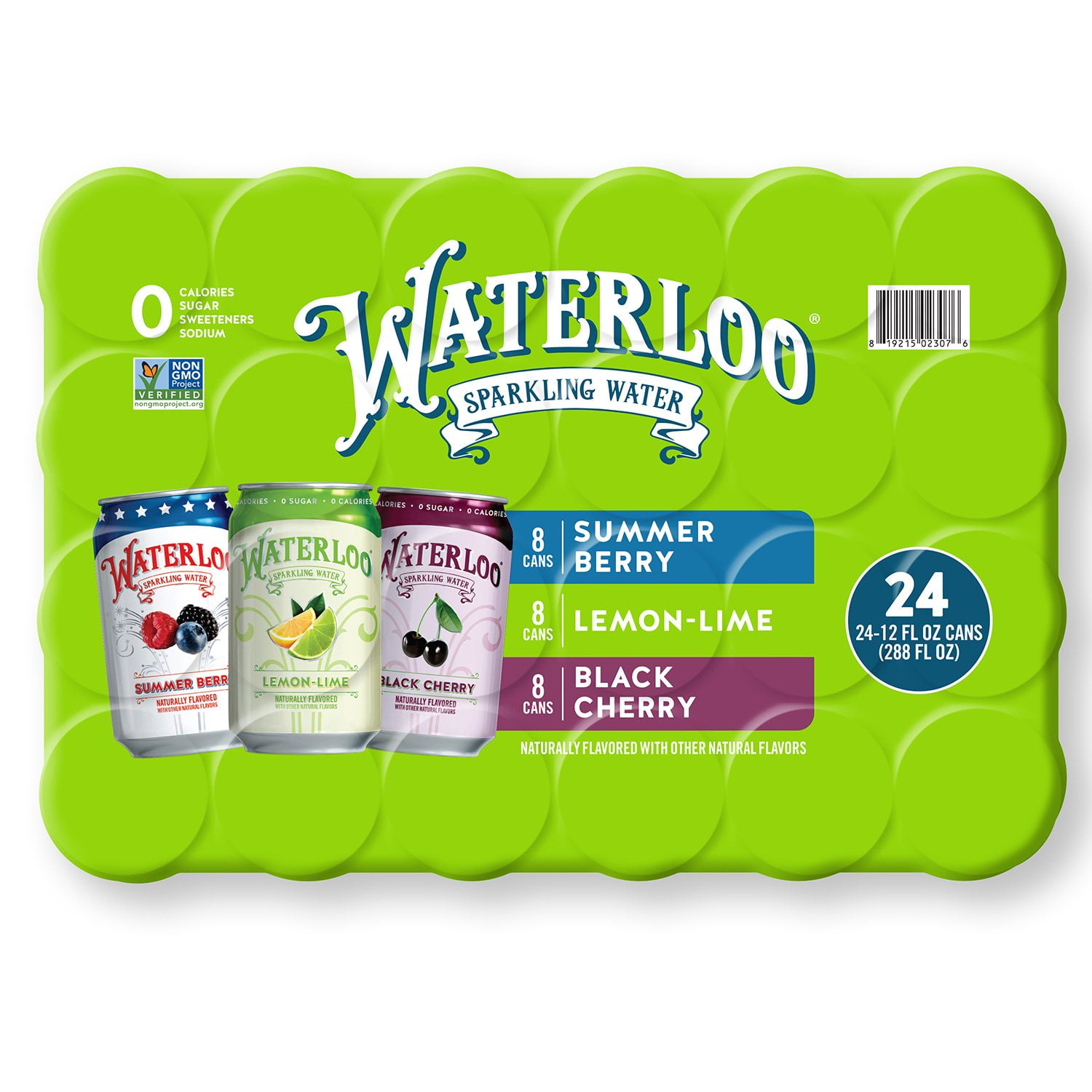Waterloo Sparkling Water Variety Pack 12 fl. oz., 24 pk. - Samsclub.com