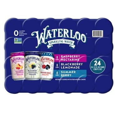 Waterloo Sparkling Water Variety Pack 12 fl. oz., 24 pk. - Samsclub.com
