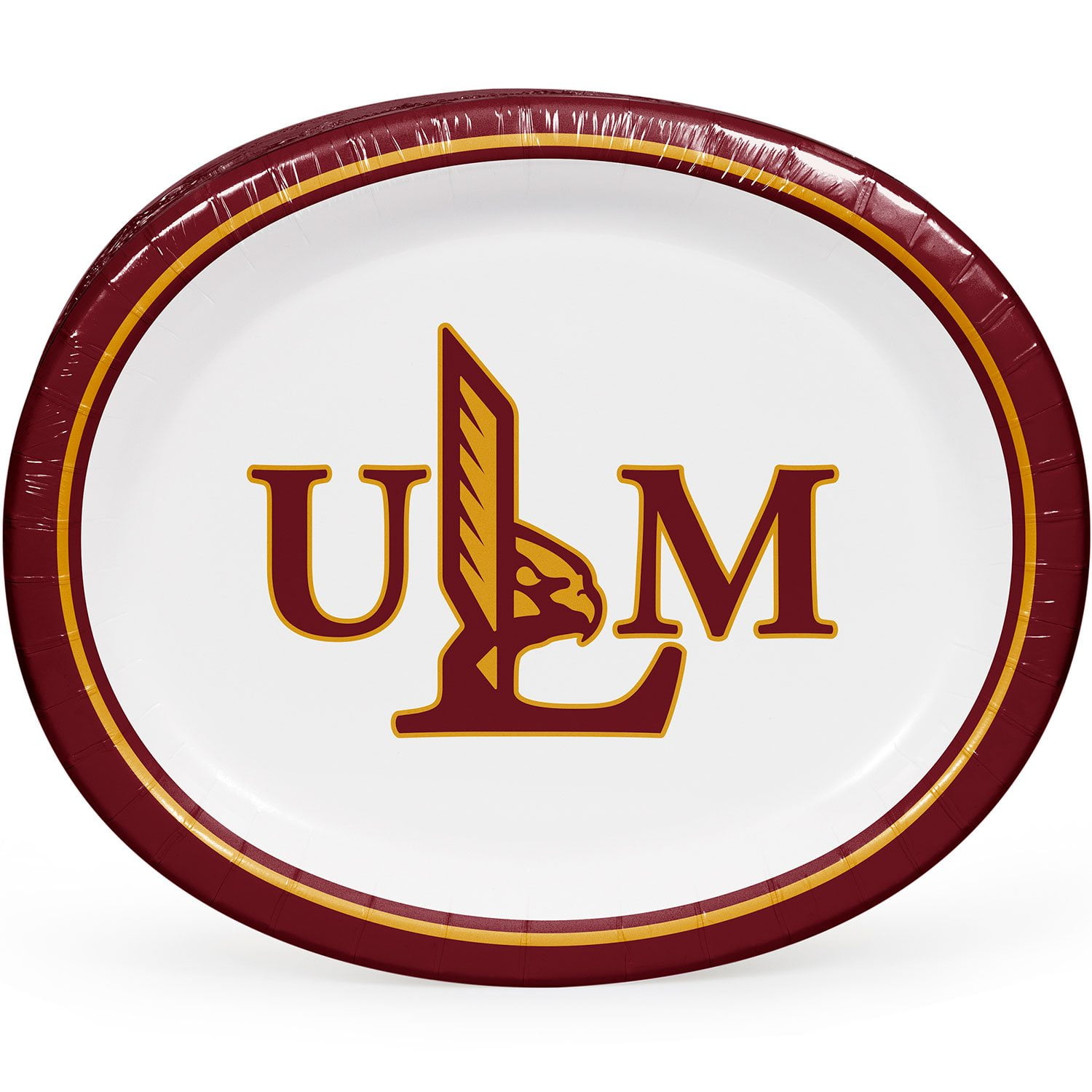 NCAA Oval Paper Plates, 10" x 12", 50 ct., Choose Team - Samsclub.com