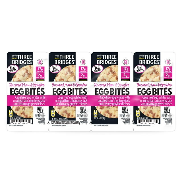 Three Bridges Ham and Gruyere Egg Bites 4 pk. - Samsclub.com