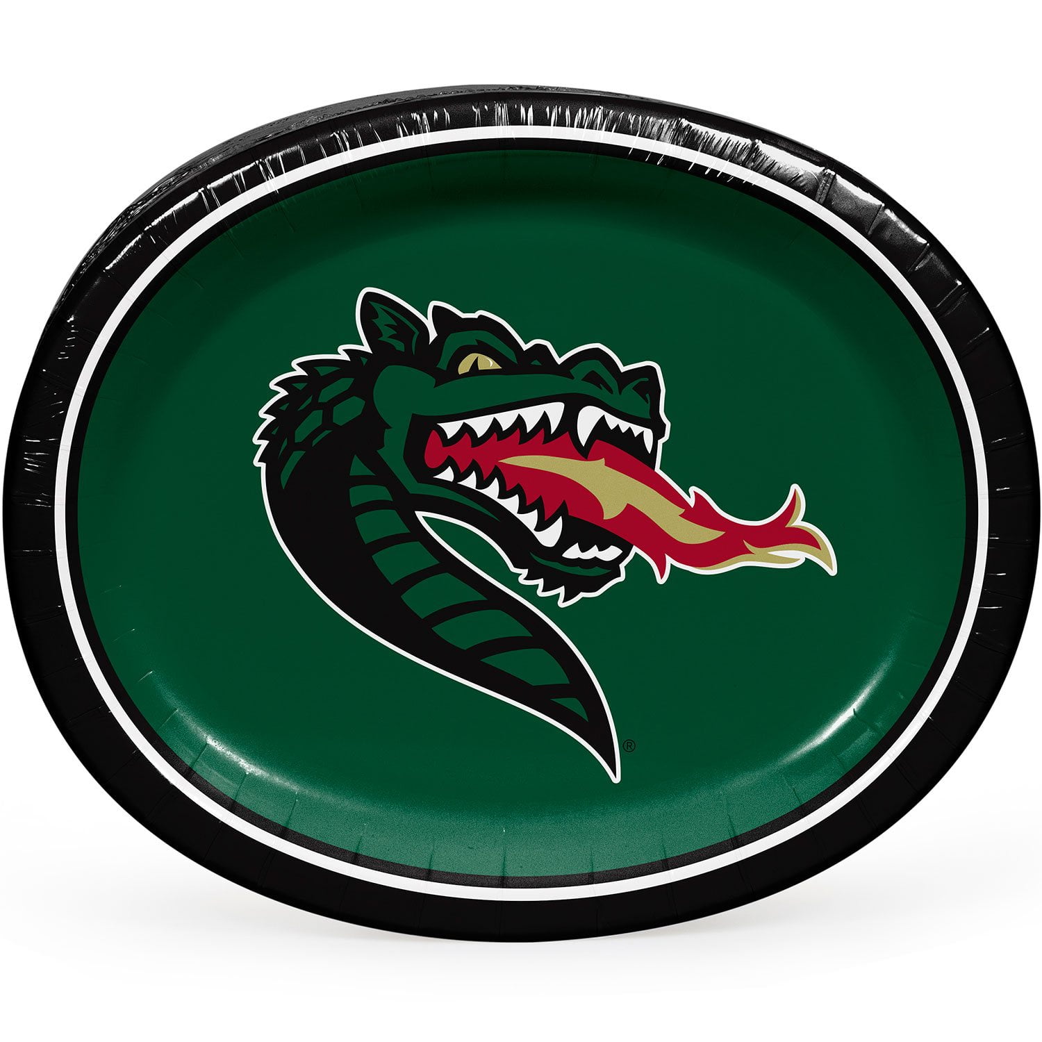 NCAA Oval Paper Plates, 10" x 12", 50 ct., Choose Team - Samsclub.com