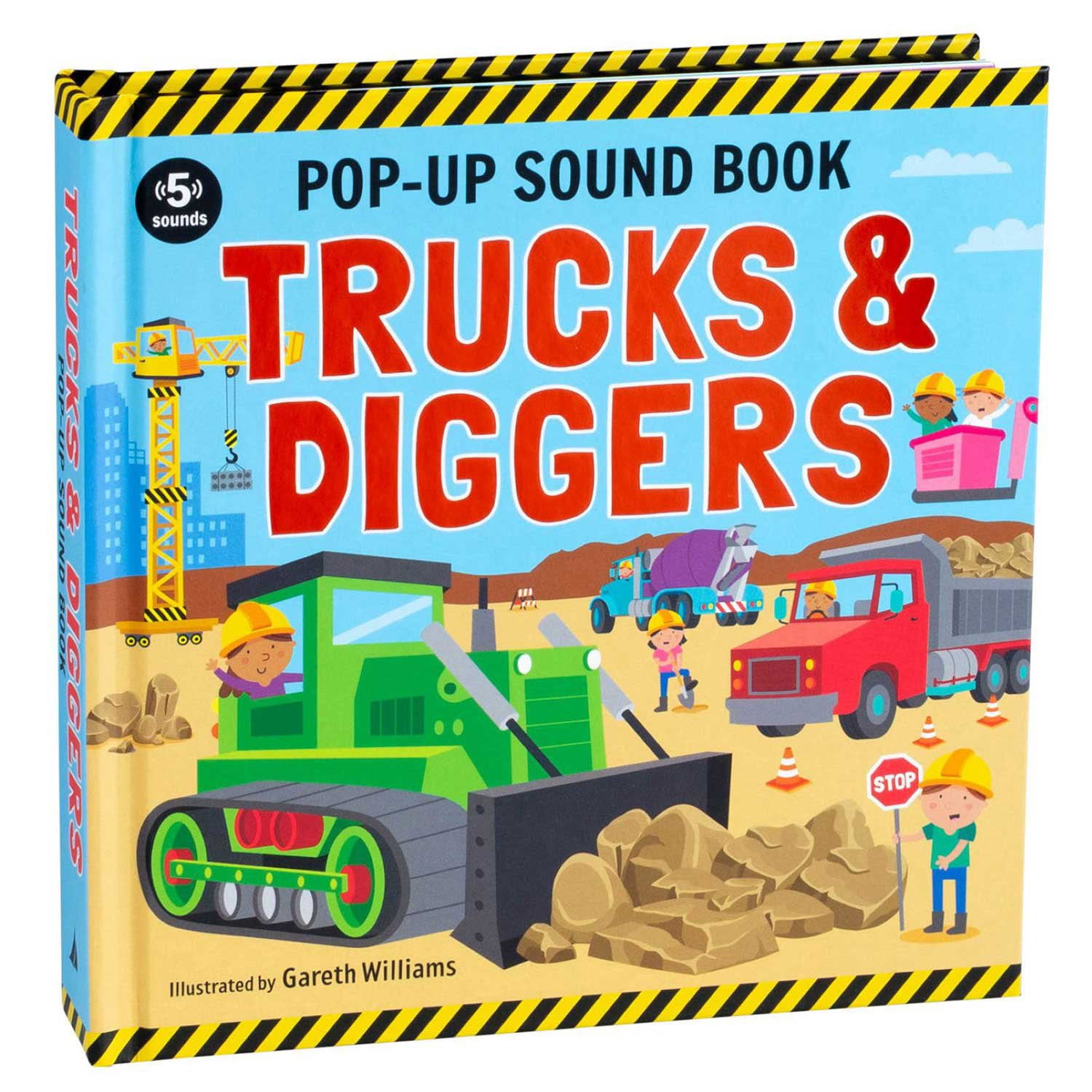 Sam's Exclusive - Pop-Up Sound Book: Trucks & Diggers, Board Book ...
