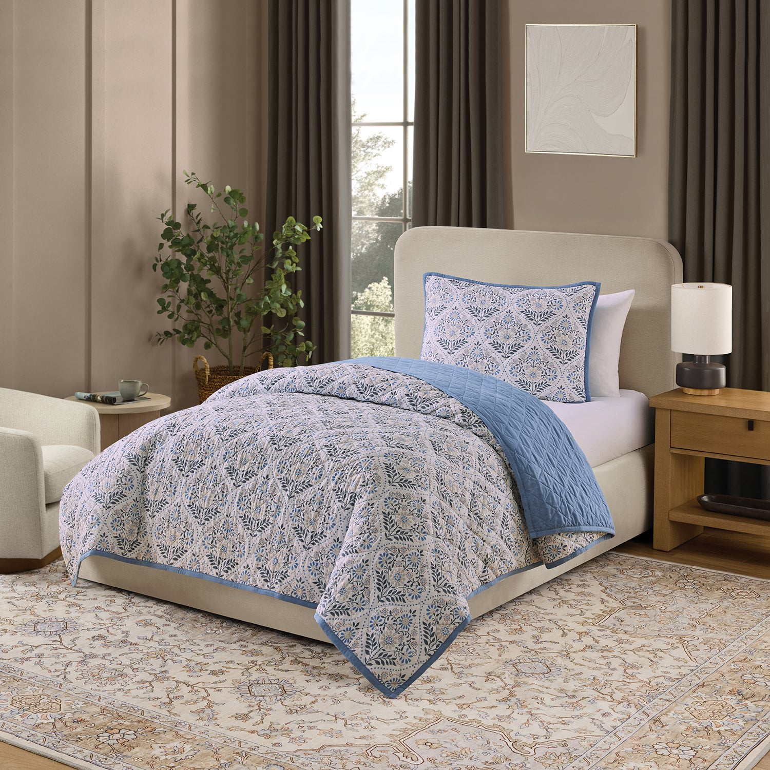 Member's Mark Microfiber Printed Quilt Sets, Assorted Sizes - Samsclub.com
