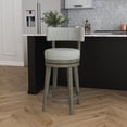 HH2 Home Lawton Wood Counter Height or Bar Height Swivel Stool ...