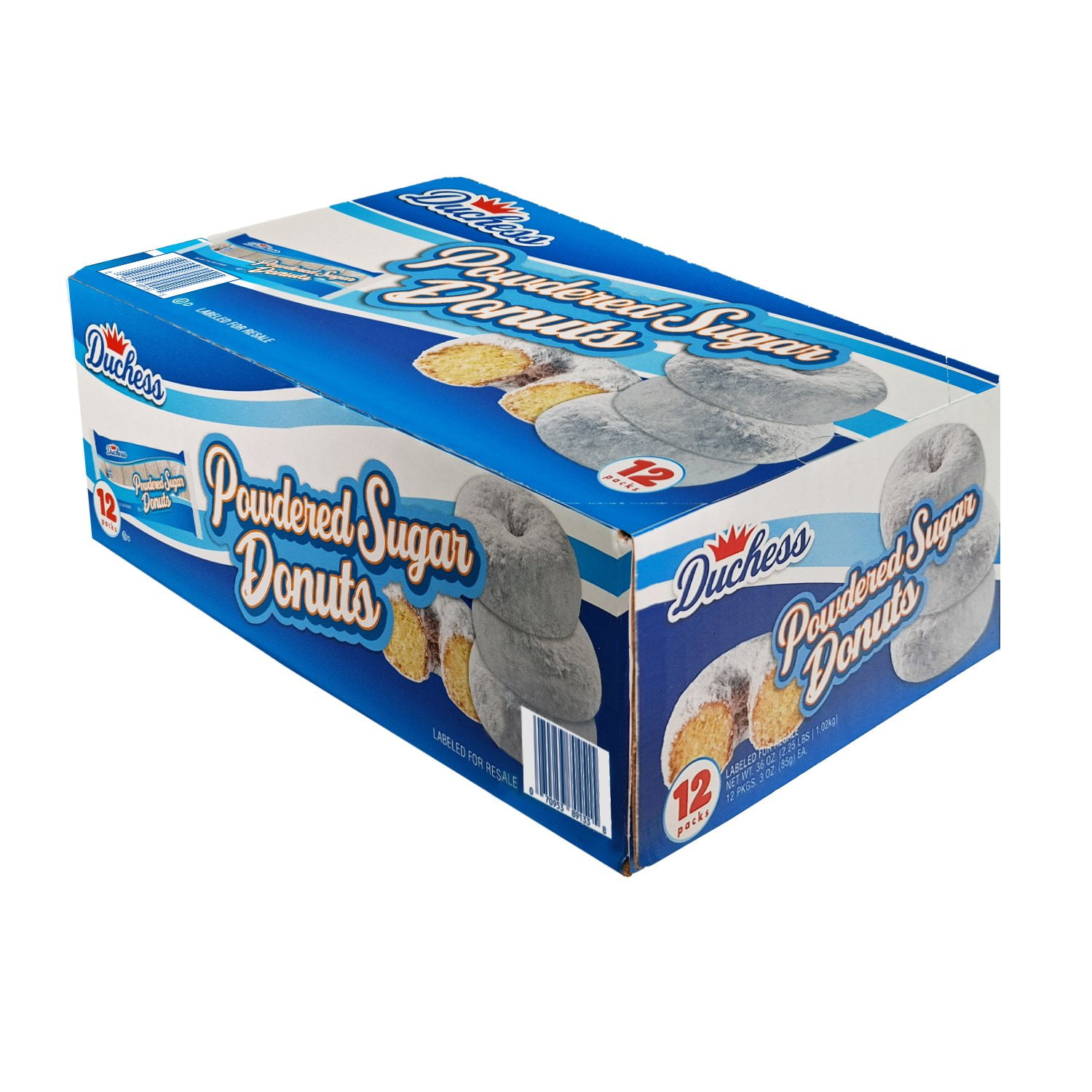 Duchess Mini Powdered Sugar Donuts, 3 oz, 12 pk. - Samsclub.com