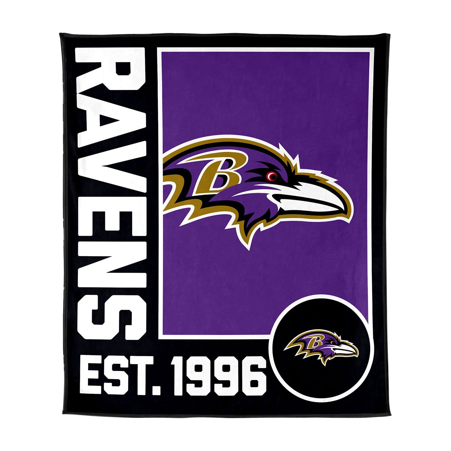 Logo Brands Baltimore Ravens 60"x70" Super Plush Blanket - Samsclub.com