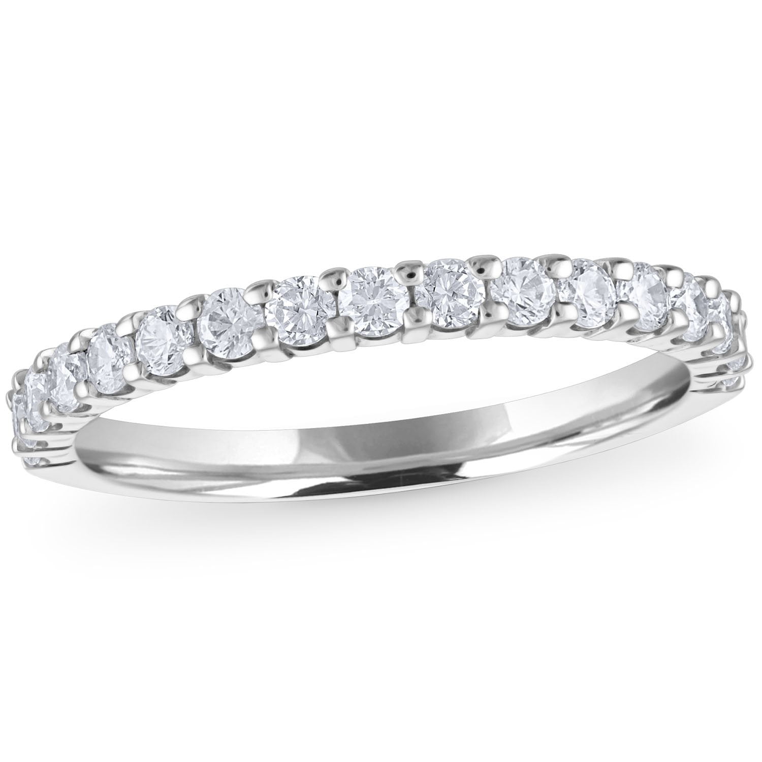 Round Cut Semi Eternity Diamond Band in 14K Gold - Samsclub.com