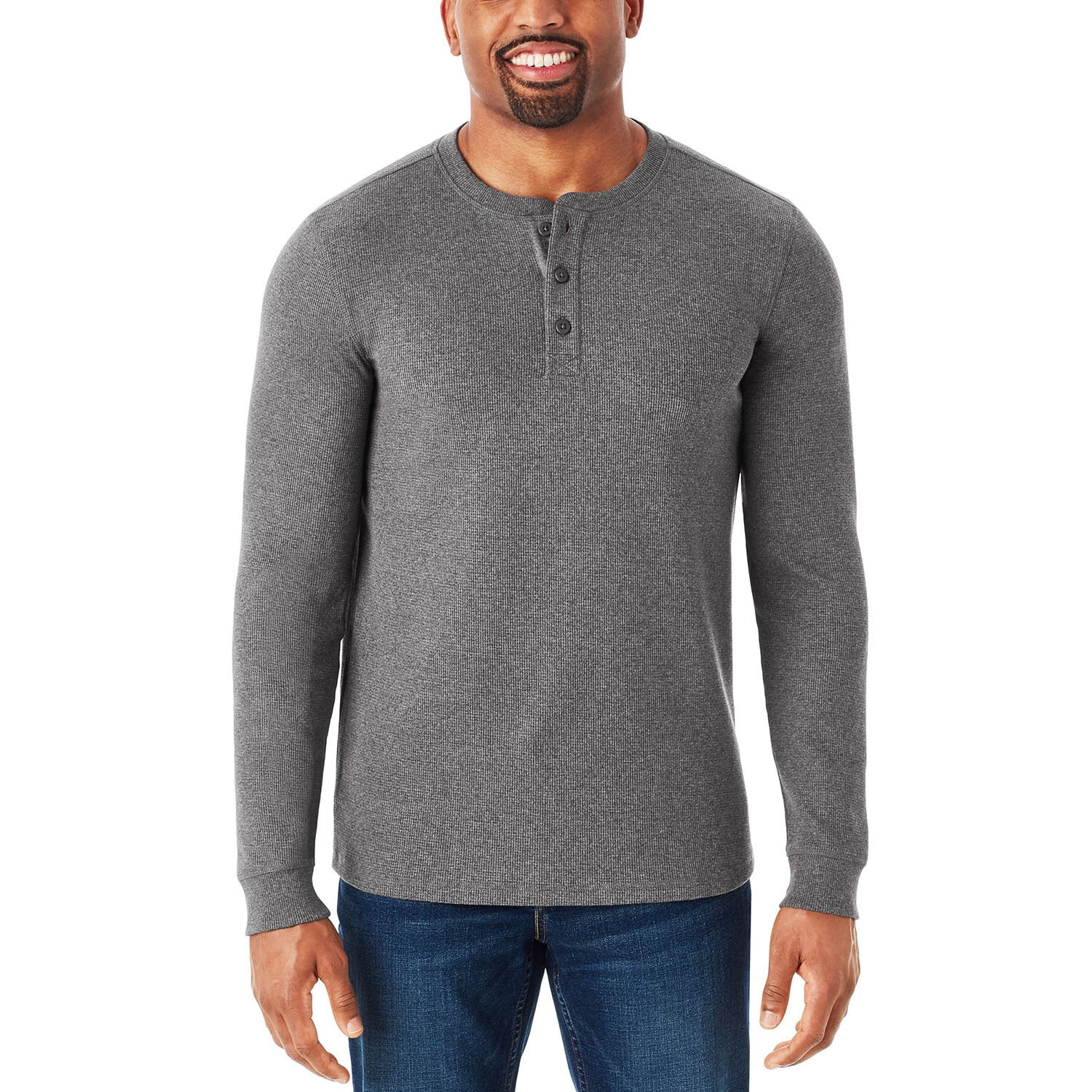Member's Mark Men's Long Sleeve Thermal Henley - Samsclub.com
