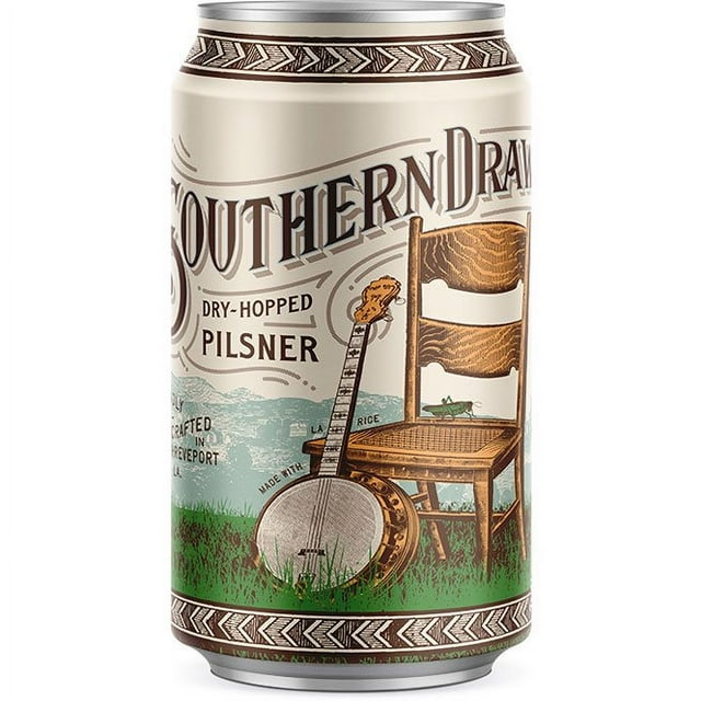 Great Raft Brewing Southern Drawl Pilsner Lager Beer, 12 fl. oz. can, 6 ...