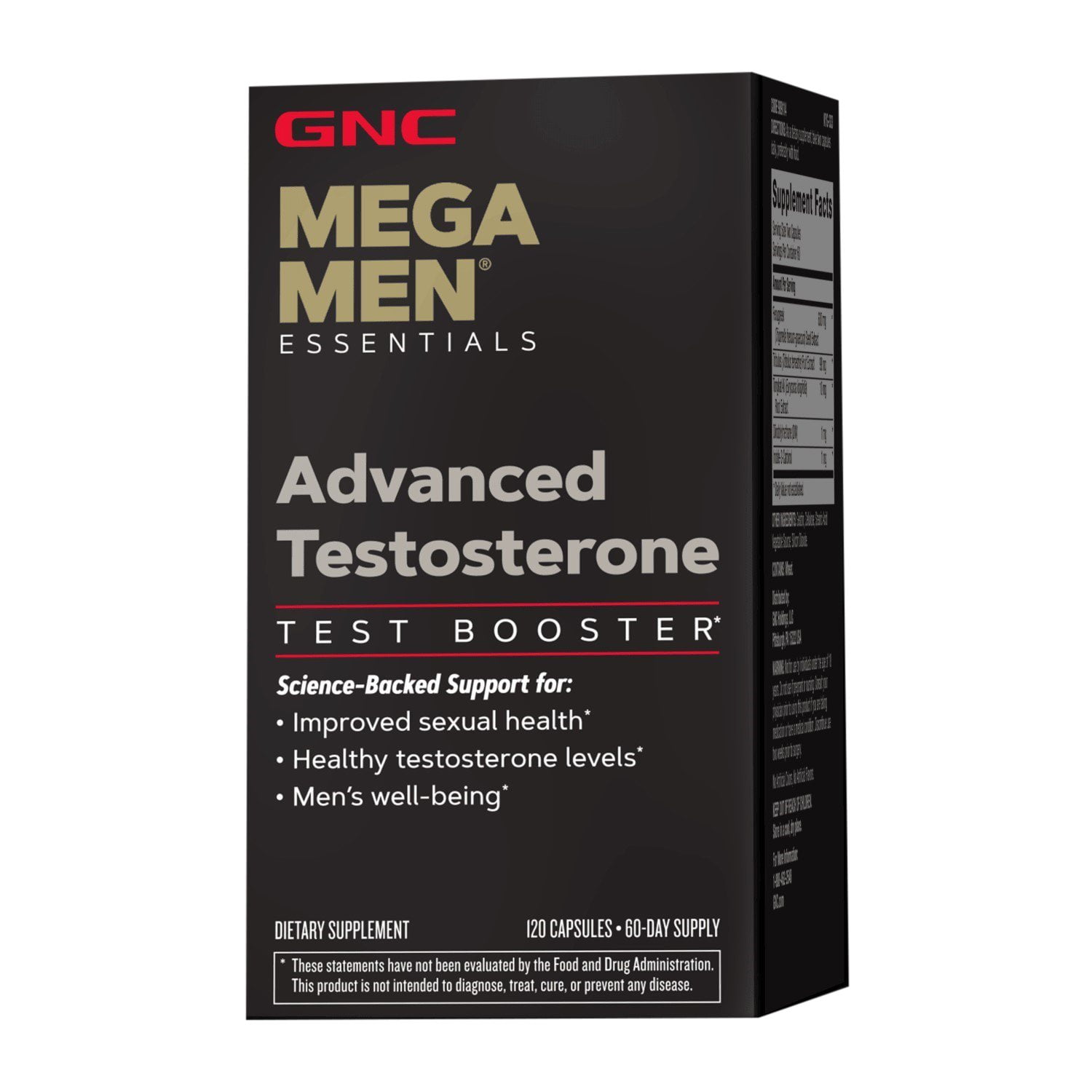 GNC Mega Men Advanced Testosterone Capsules, 120 ct. - Samsclub.com