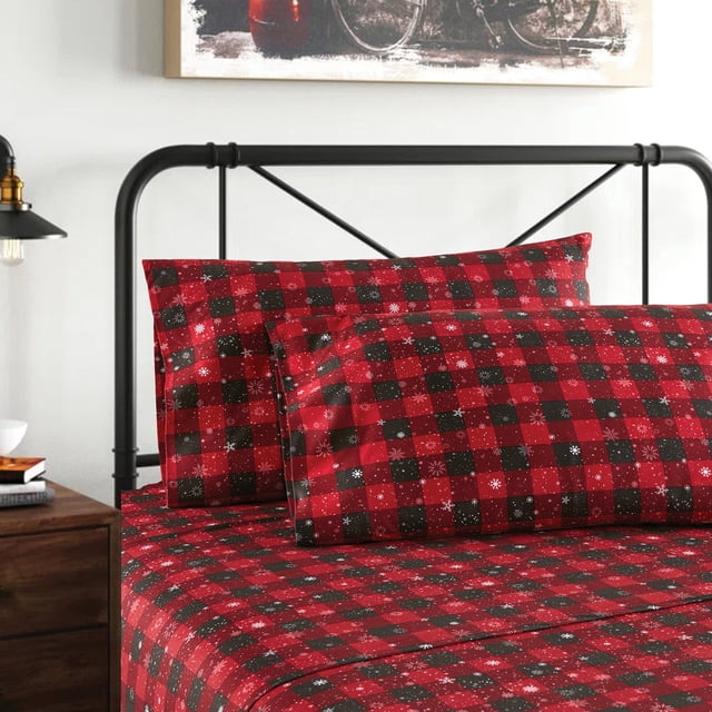 Shavel Micro Flannel Printed Sheet Set, Assorted Sizes - Samsclub.com