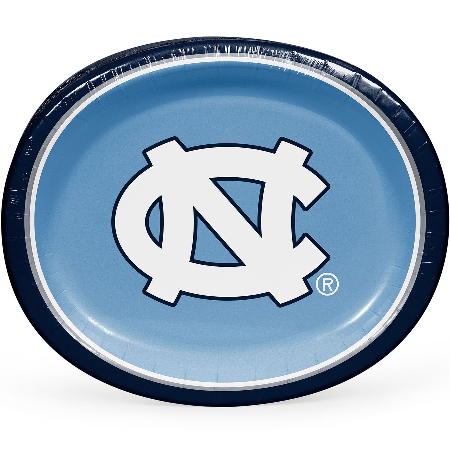 NCAA Oval Paper Plates, 10" x 12", 50 ct., Choose Team - Samsclub.com