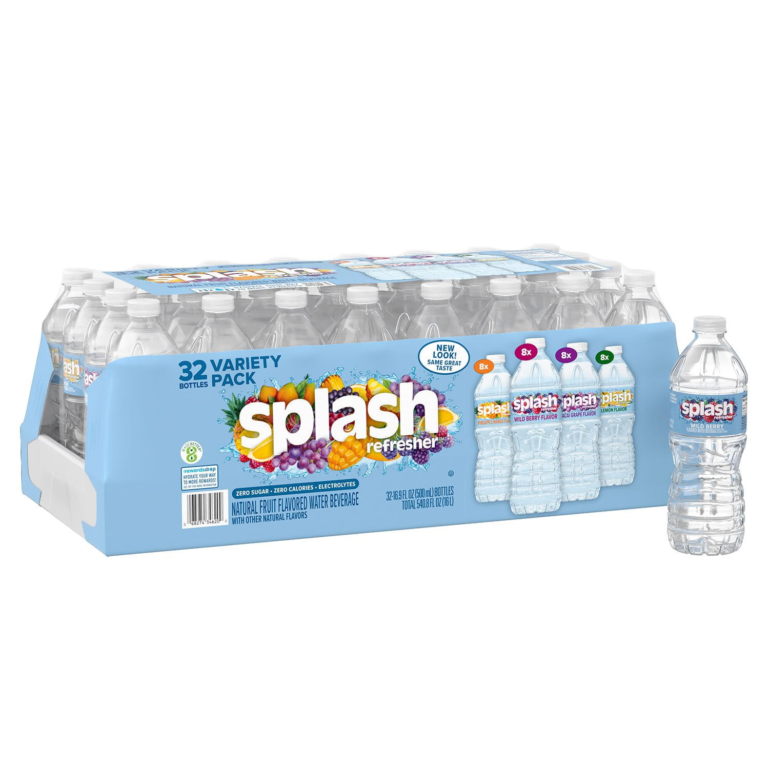 Splash Refresher Variety Pack 16.9 fl. oz., 32 pk. - Samsclub.com