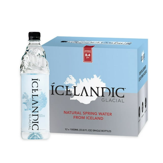 Icelandic Glacial Natural Spring Alkaline Water, 33.81 fl. oz., 12 pk ...
